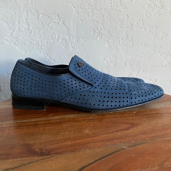 Mezlan | Shoes | Mezlan Blue Loafer Mens Size 9 | Poshmark